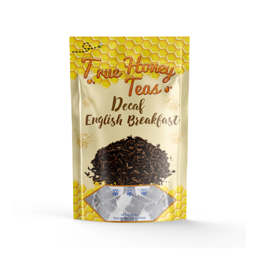 Decaf English Breakfast Tea – 24 Pack – True Honey Teas