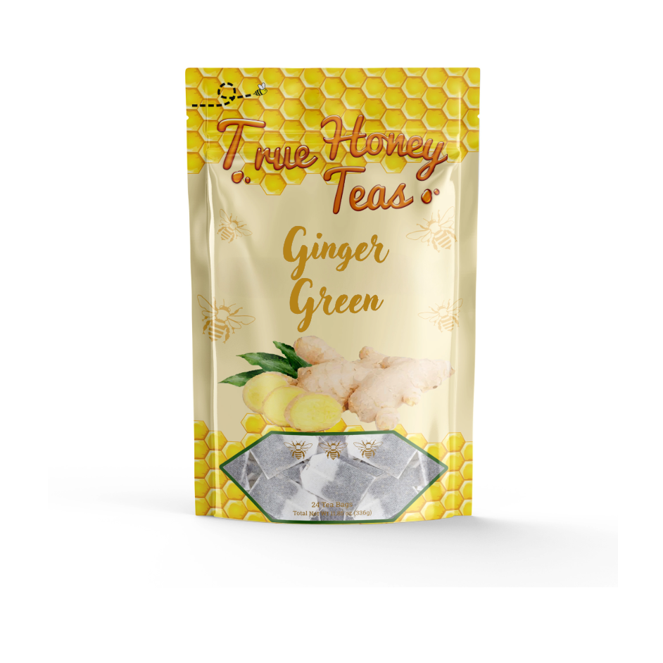 Ginger Mountain Peak Green – True Honey Teas
